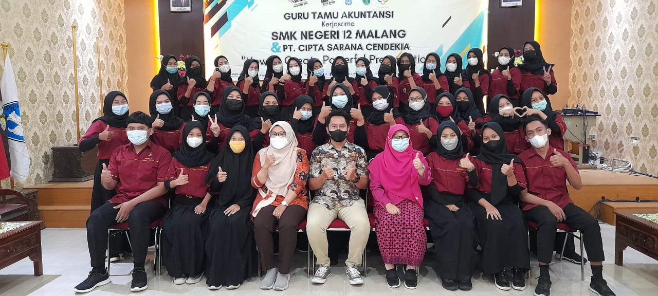 Guru Tamu Akuntansi - PT. Cipta Sarana Cendekia - SMK Negeri 12 Malang