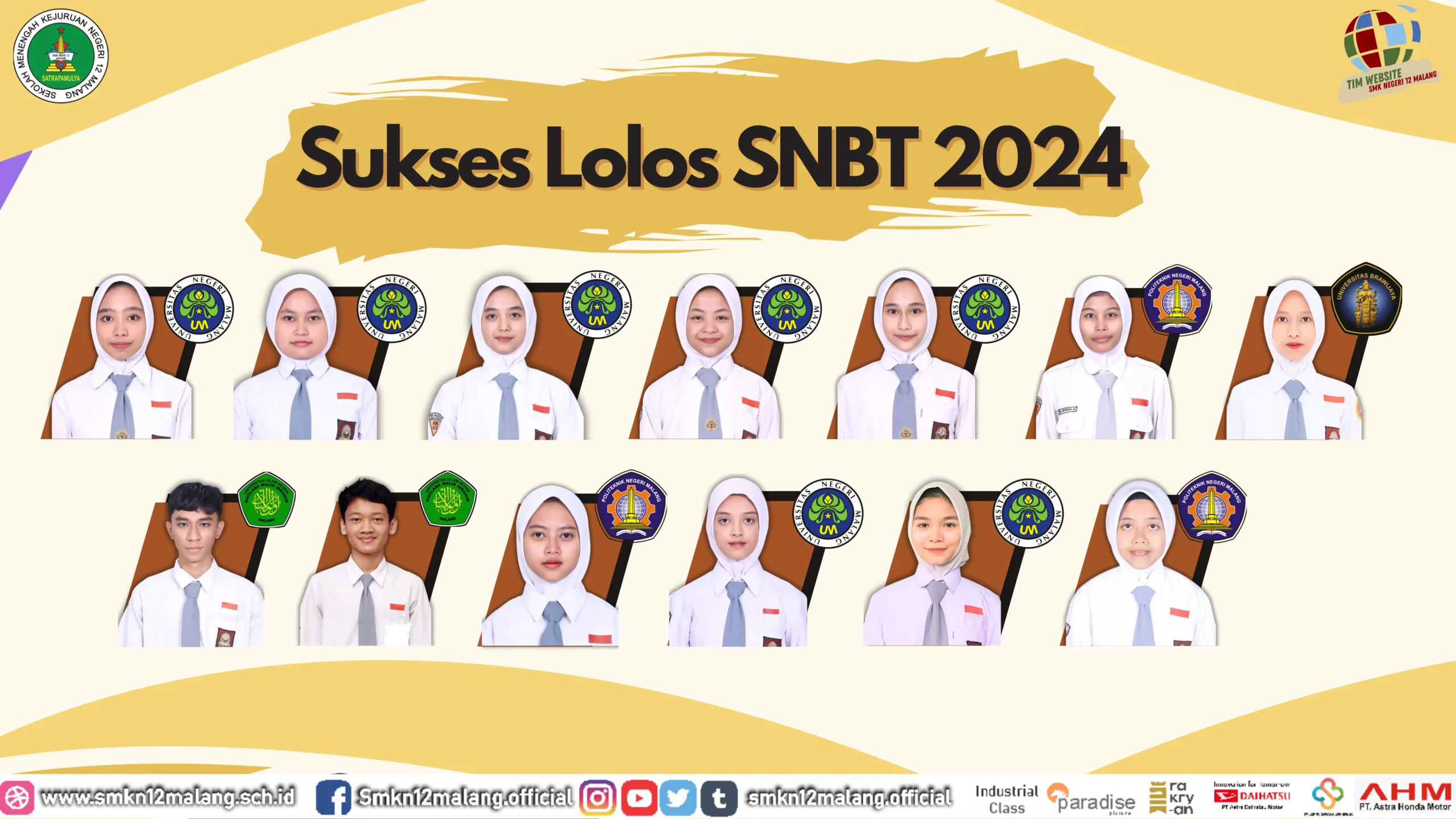 Kelulusan SNBT SMK Negeri 12 Malang Tahun 2024: Tantangan dan Harapan ...